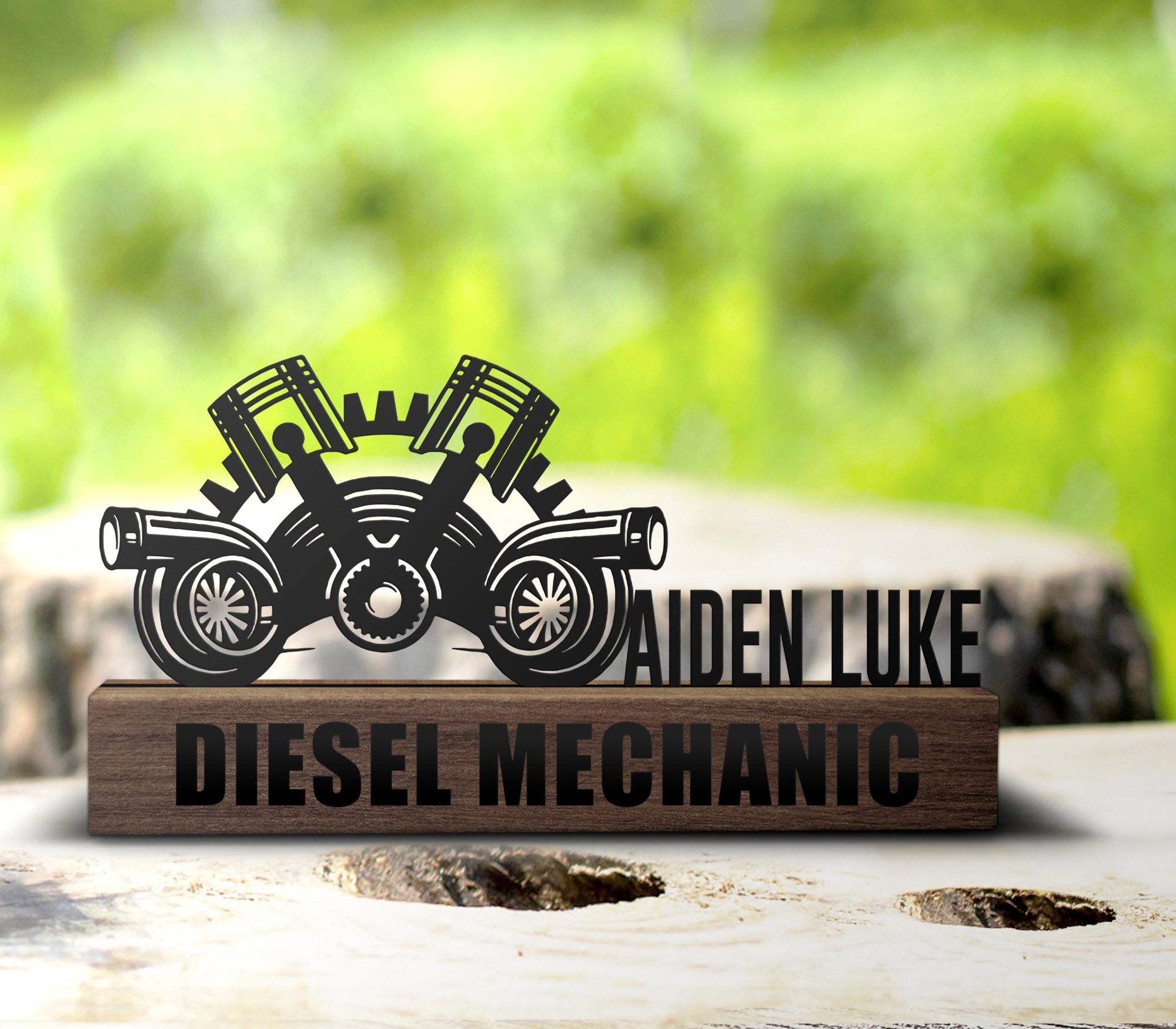 Diesel Mechanic Logo
