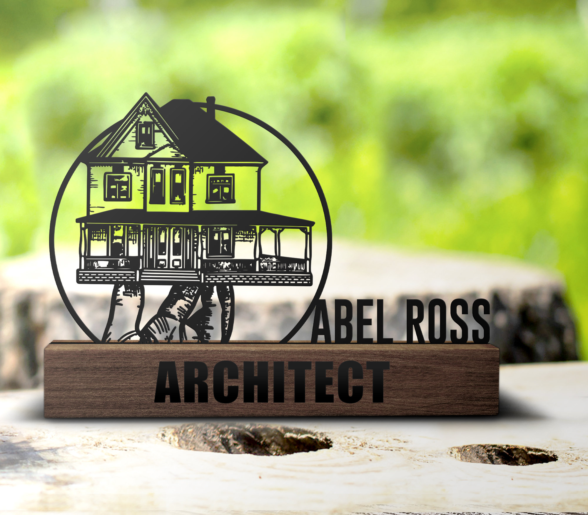 Custom Architect Desk Name Plate Wedge Personalized - Etsy