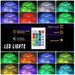 Nature Mountain Forest Metal Wall Art LED Light Hill Tree Large ...