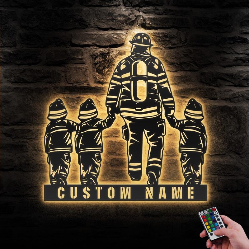 Firefighter Sign - Etsy