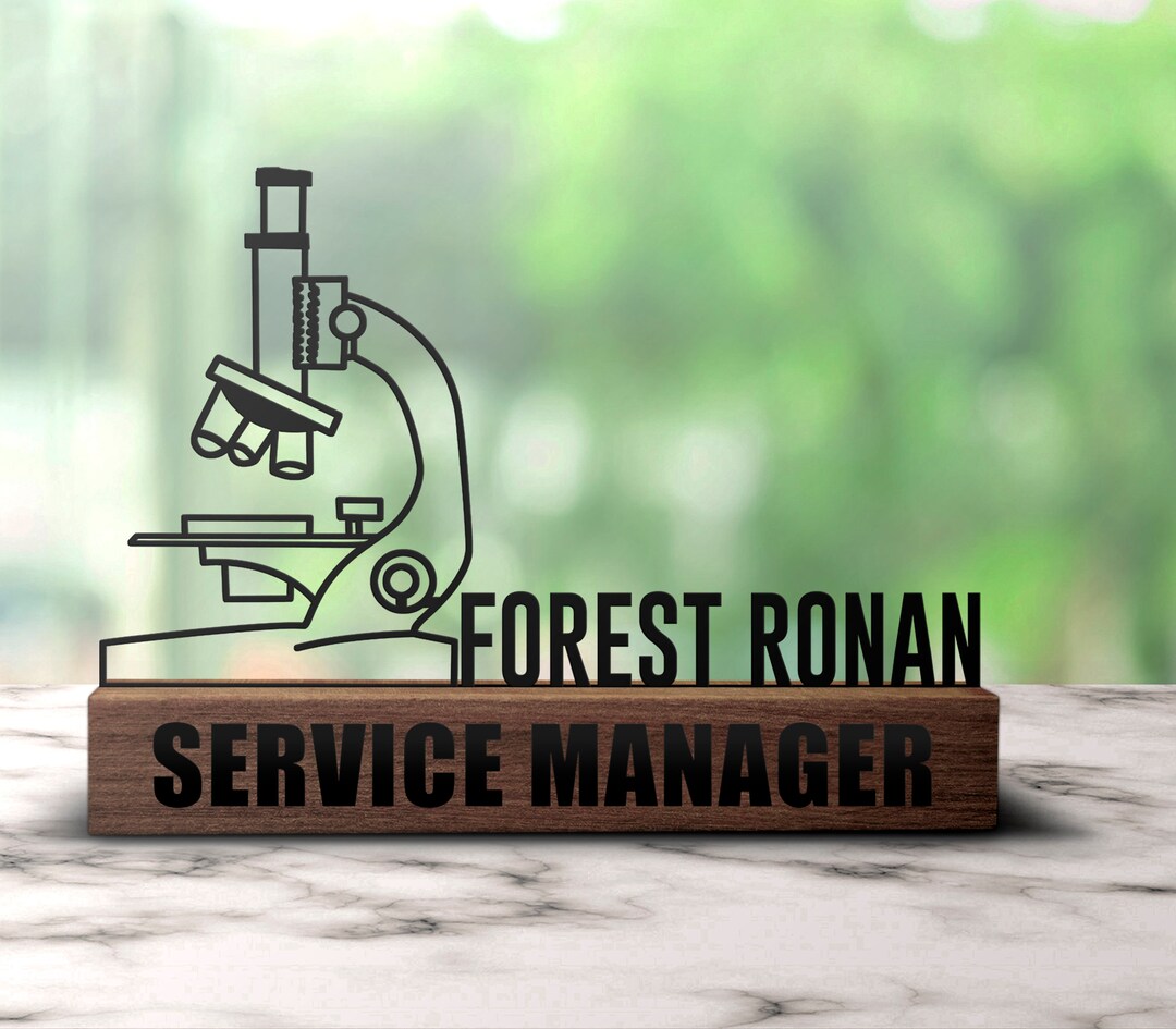 Custom Forensic Pathologist Desk Name Plate Wedge Personalized ...