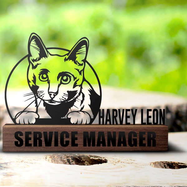 Cat Office Decor - Etsy