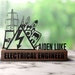 Custom Electrical Engineer Desk Name Plate Wedge Personalized - Etsy