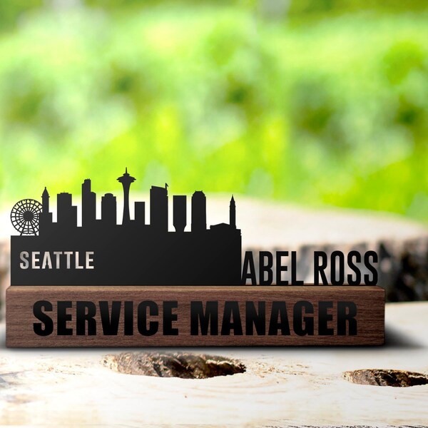 Seattle City Skyline - Etsy