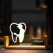 Custom Dentist Desk Name Plate Personalized Dentist Gift LED Light ...