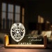 Custom Police Desk Name Plate Personalized Law Enforcementr LED Light ...