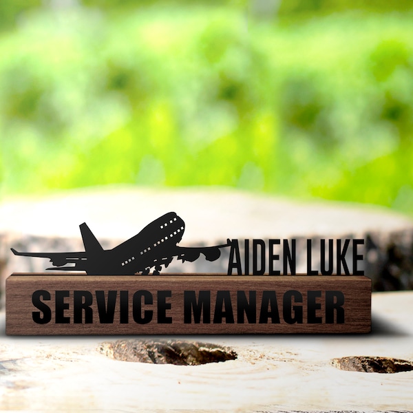 Pilot Name Sign - Etsy