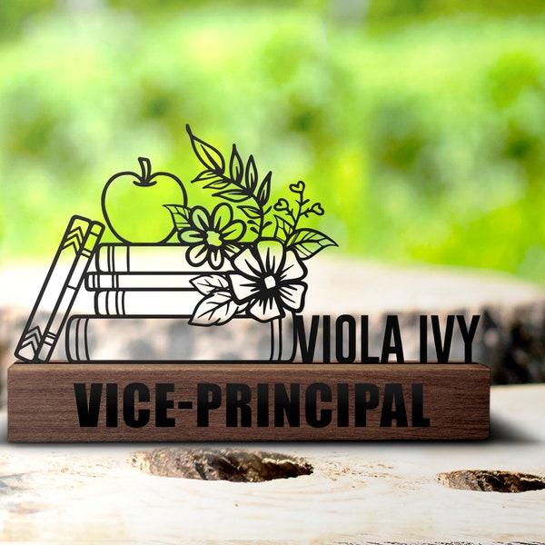 Desk Name Plates for Assistant Principal - Etsy