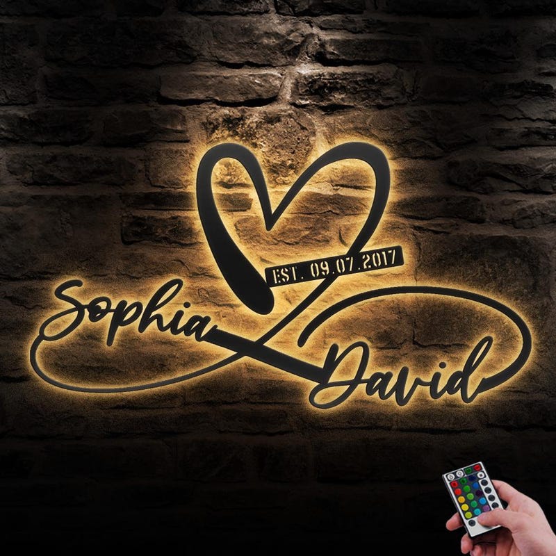 Infinity Name Sign - Etsy