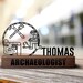 Custom Archaeologist Desk Name Plate Wedge Personalized Archaeology ...