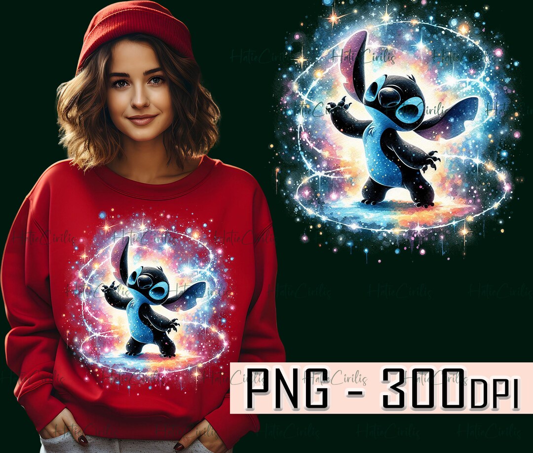 Blue Alien PNG Sublimation, Fantasy Clipart, Watercolor Overlays ...