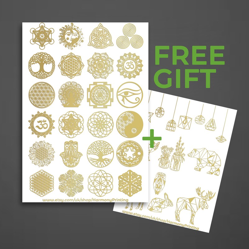 Sacred Geometry Sticker - Etsy