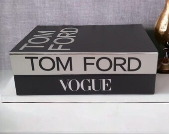 Luxury Decorative Book Box, Tom Ford Book Box, Openable Book Box, Home ...