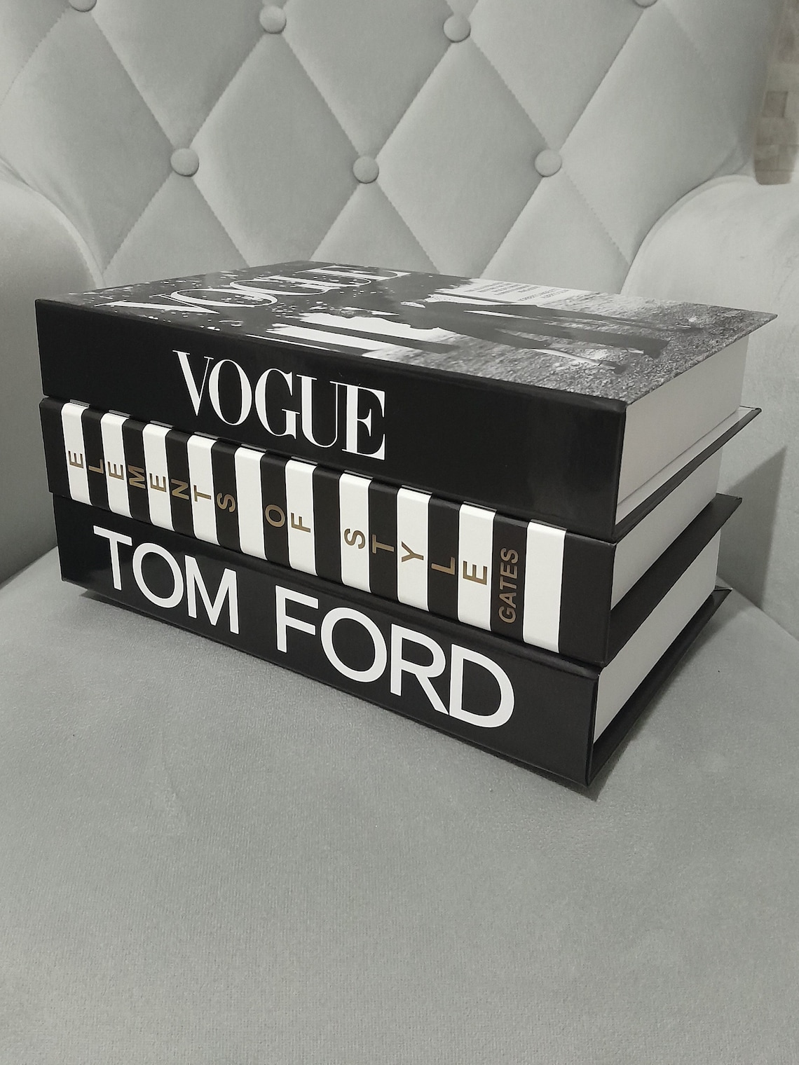 Tom Ford Book Box Set: Coffee Table Decor, Openable Cardboard Storage ...