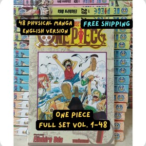Complete Manga Set One Piece Full Manga Set Volume 1-48 Complete ...