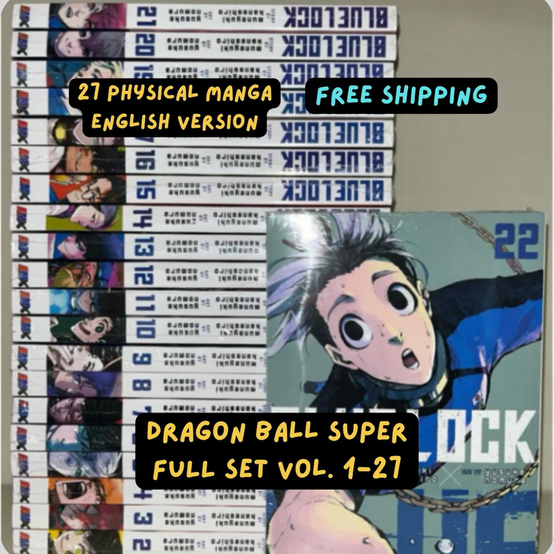 Complete Manga Set Blue Lock Volumes 1-27 - Complete English Edition ...