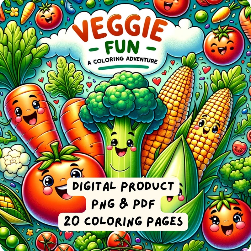 Cute Vegetables - Etsy