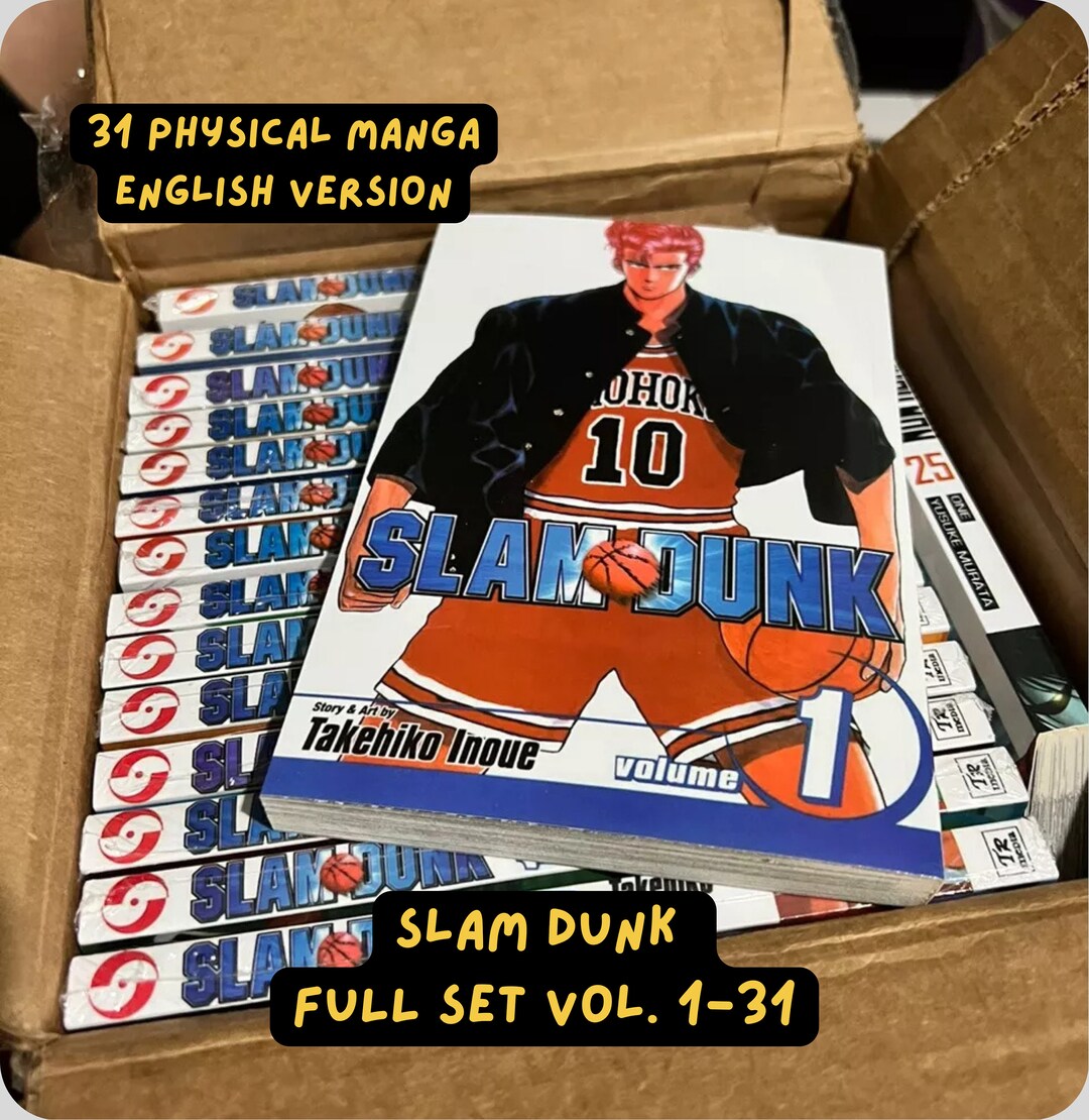Complete Manga Set Slam Dunk Manga Set Volumes 1-31 END Complete ...