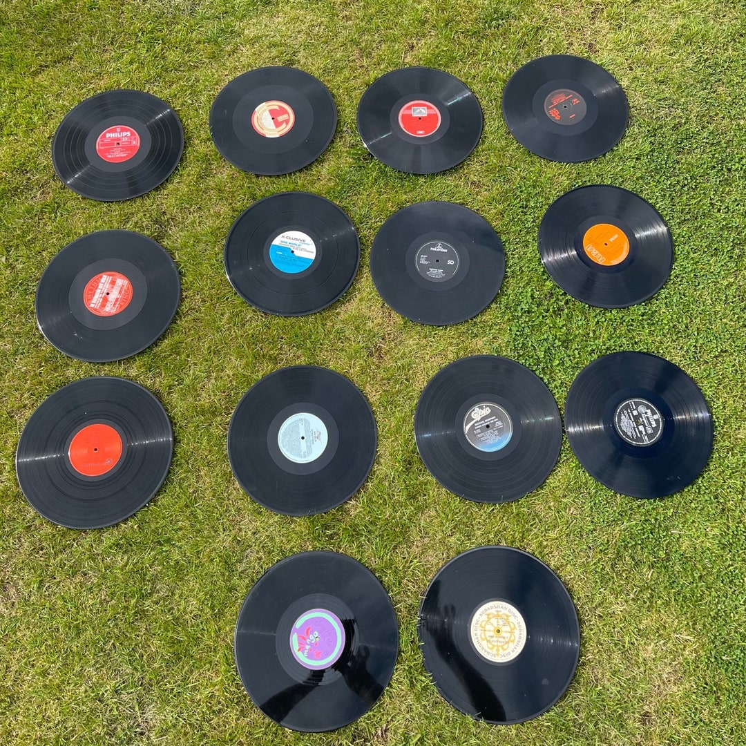 Job Lot of 14 Used Vinyl 12 & LP Records for Upcycling, Crafting, Hobby ...