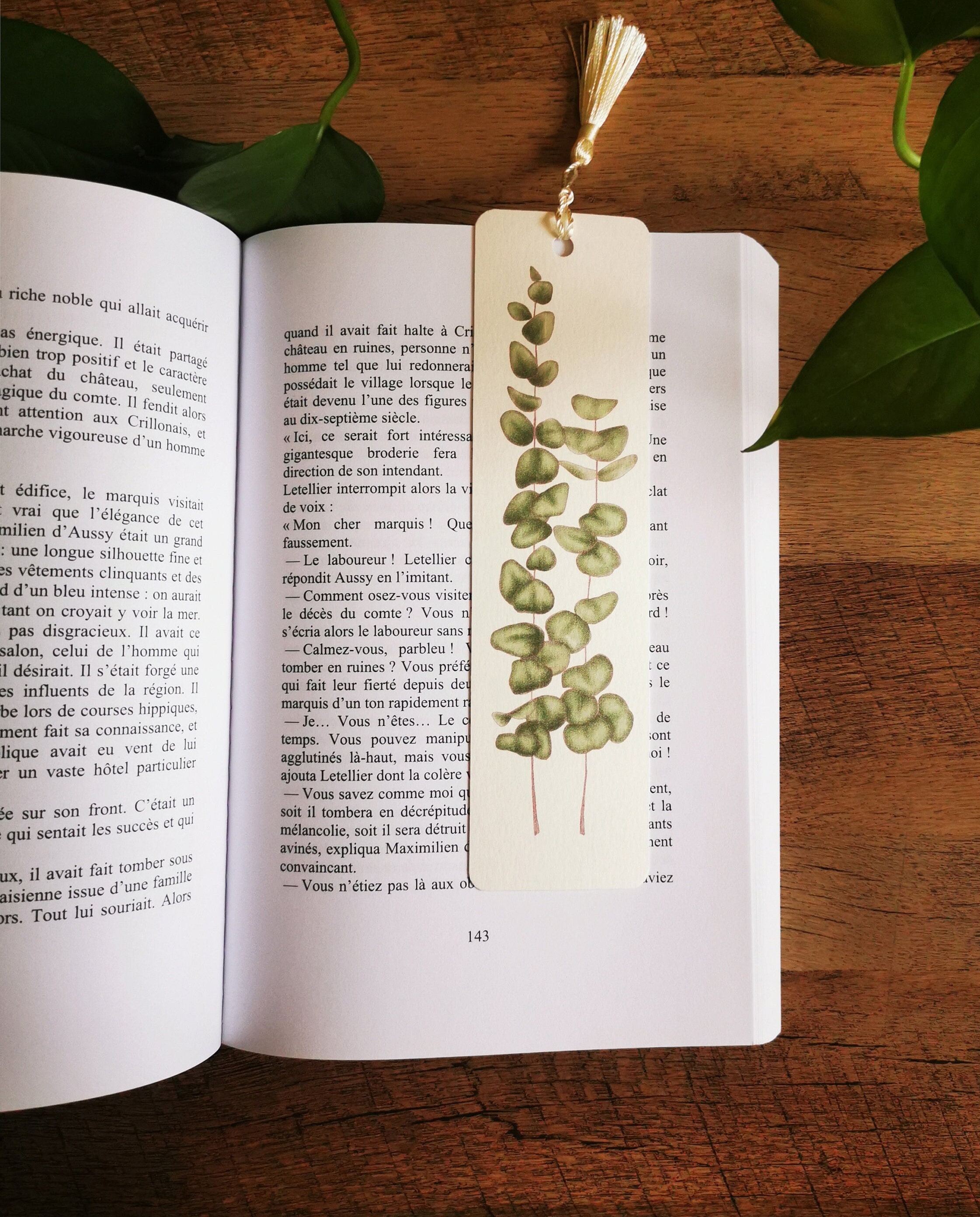 Bookmarks Illustrations Leaves Plants Botany - Etsy