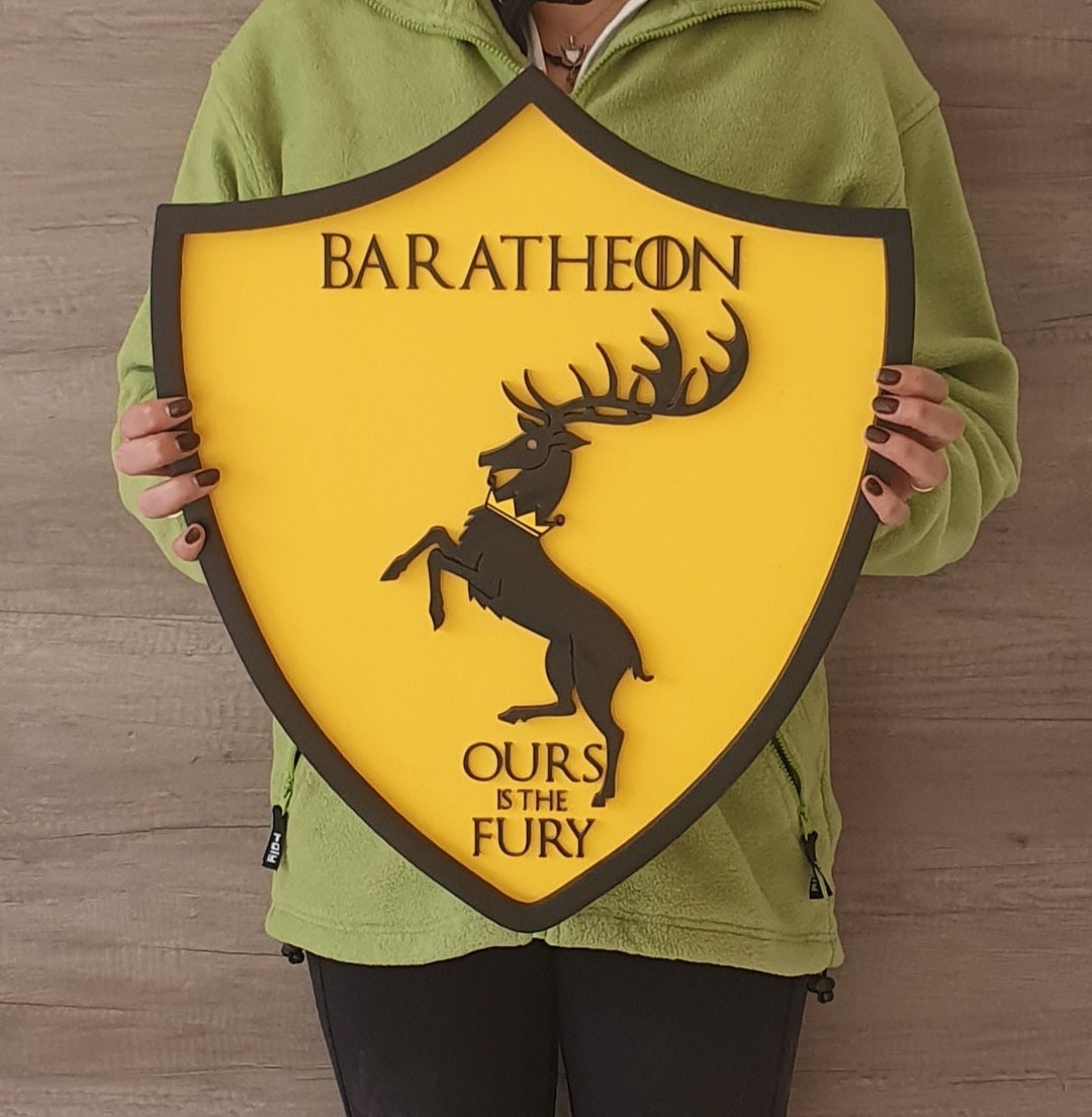 Baratheon Logo Baratheon Sign Wooden Sign Games of Thrones - Etsy