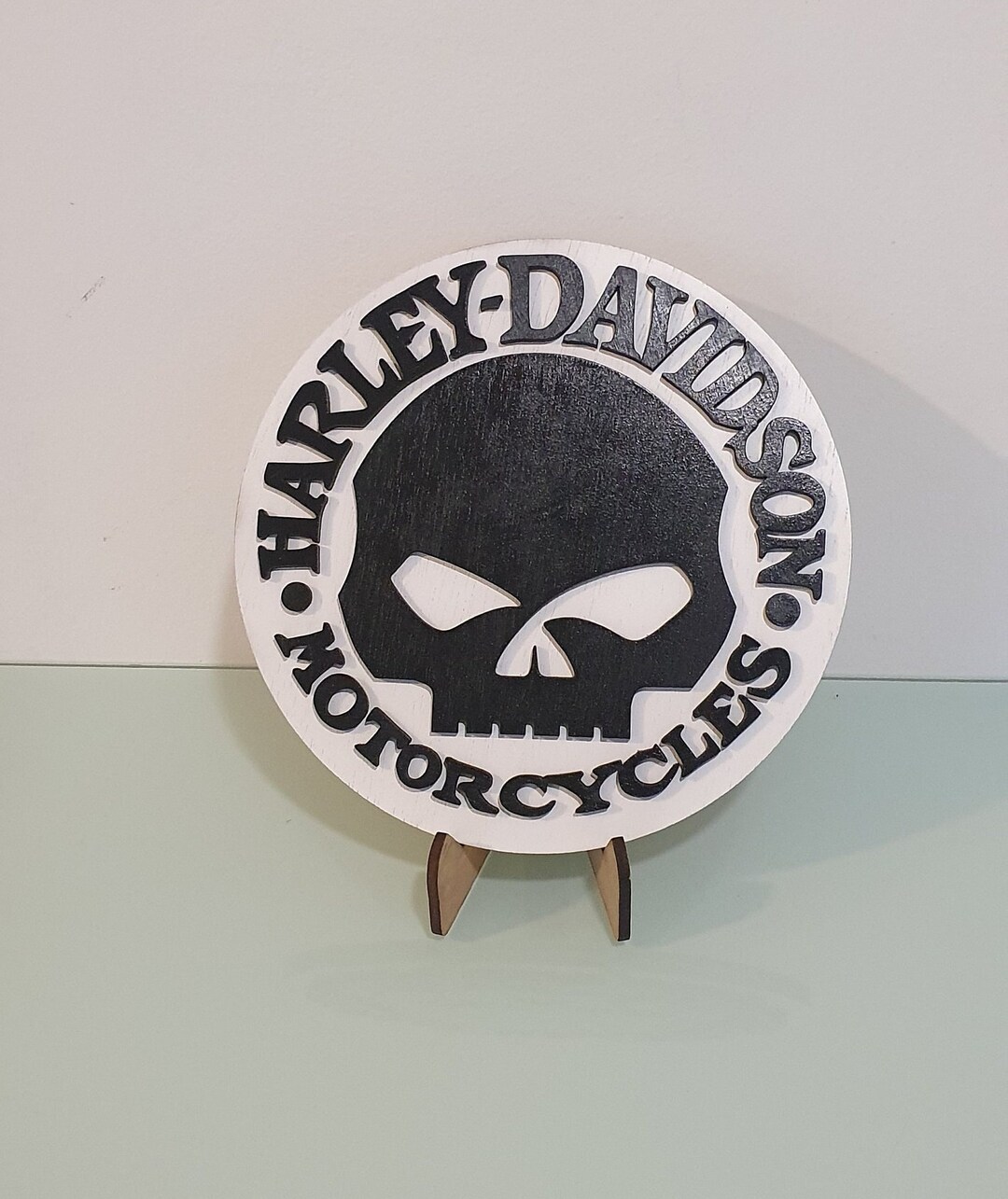 Harley Davidson Wood Logo, 3d Logo, Harley Logo, Harley Davidson Box ...