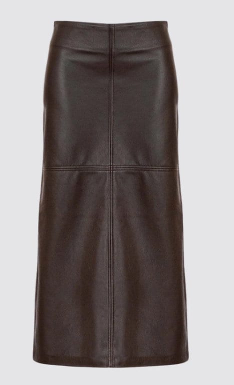 Women Leather Skirt, Brown Leather Skirts, Long Leather Skirts for Classy Looks - Etsy