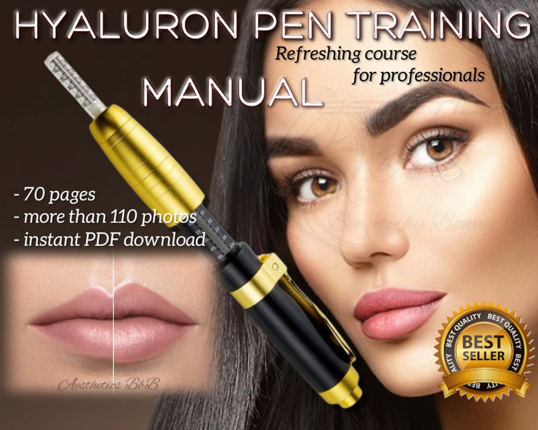 Hyaluron Pen MANUAL Refreshing Course for Professionals - Etsy