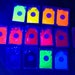 Neon Pigment Powder Mix of Bright Colours, Do It Yourself, Neon Paint ...