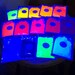 Neon Pigment Powder Mix of Bright Colours, Do It Yourself, Neon Paint ...