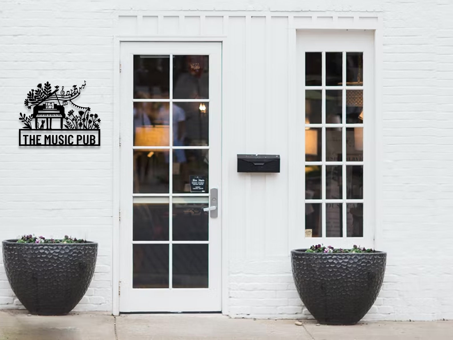 Musical Piano Sign | Custom Metal Art | Personalized Name | Wedding ...