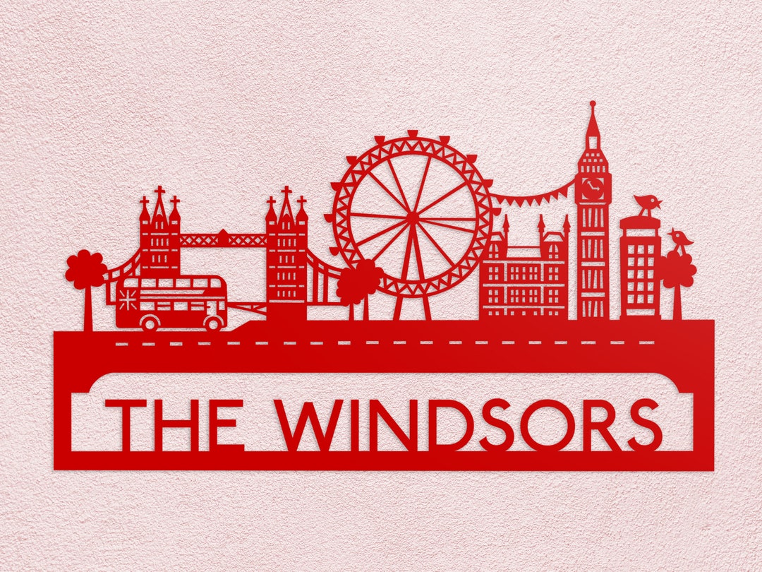 London UK Sign | Custom Metal Art | Personalized Name | Wedding ...