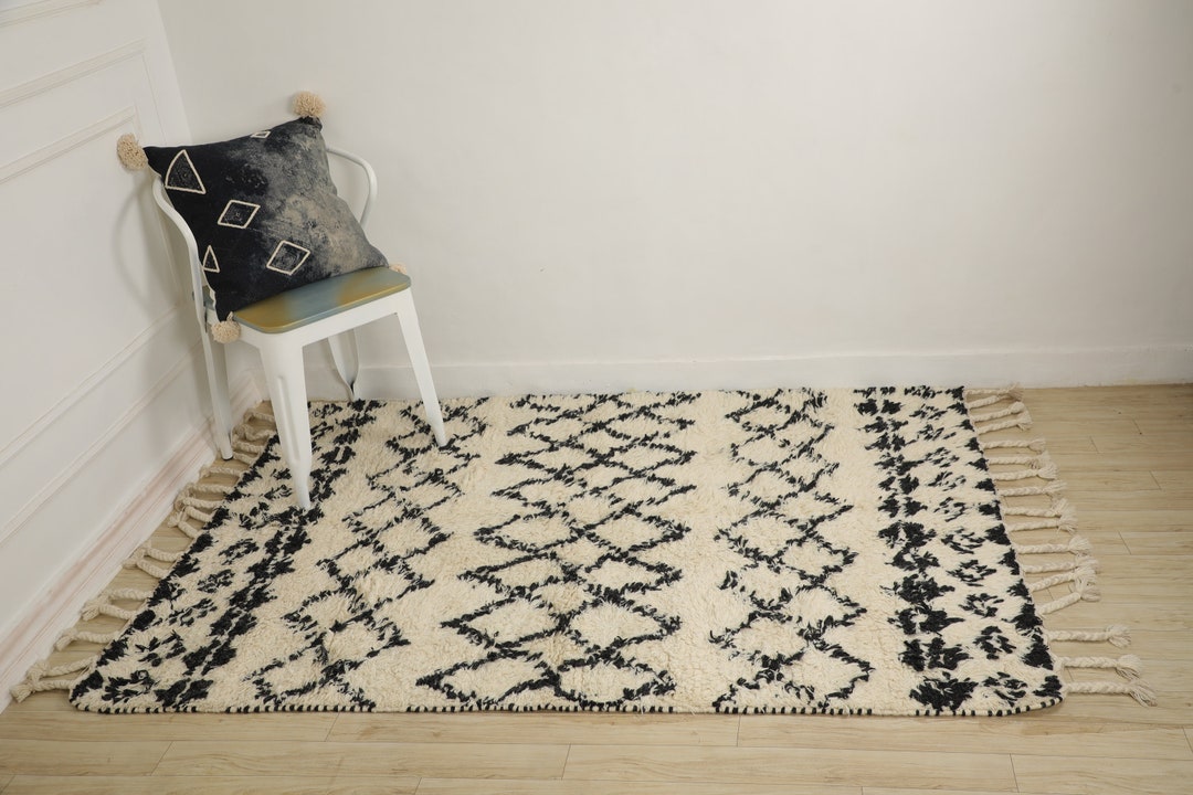 Soft Boho Rugs, Cream Rug for Living Room, Cream Boho Rug, Nordic Area ...