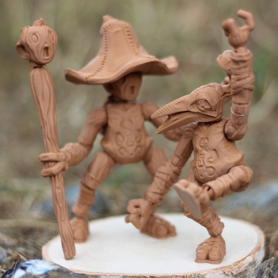 The Uji Wood Puppet: Fully Poseable Action Figure - Etsy