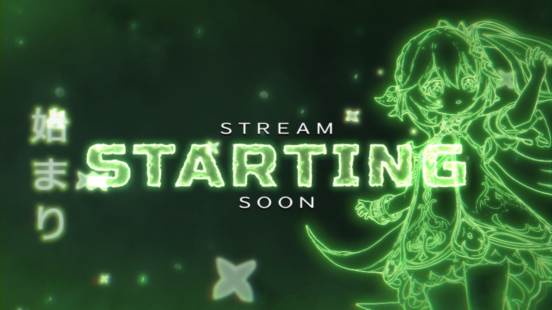 Genshin Impact Nahida Animated Stream Overlay for Facebook, Stinger ...