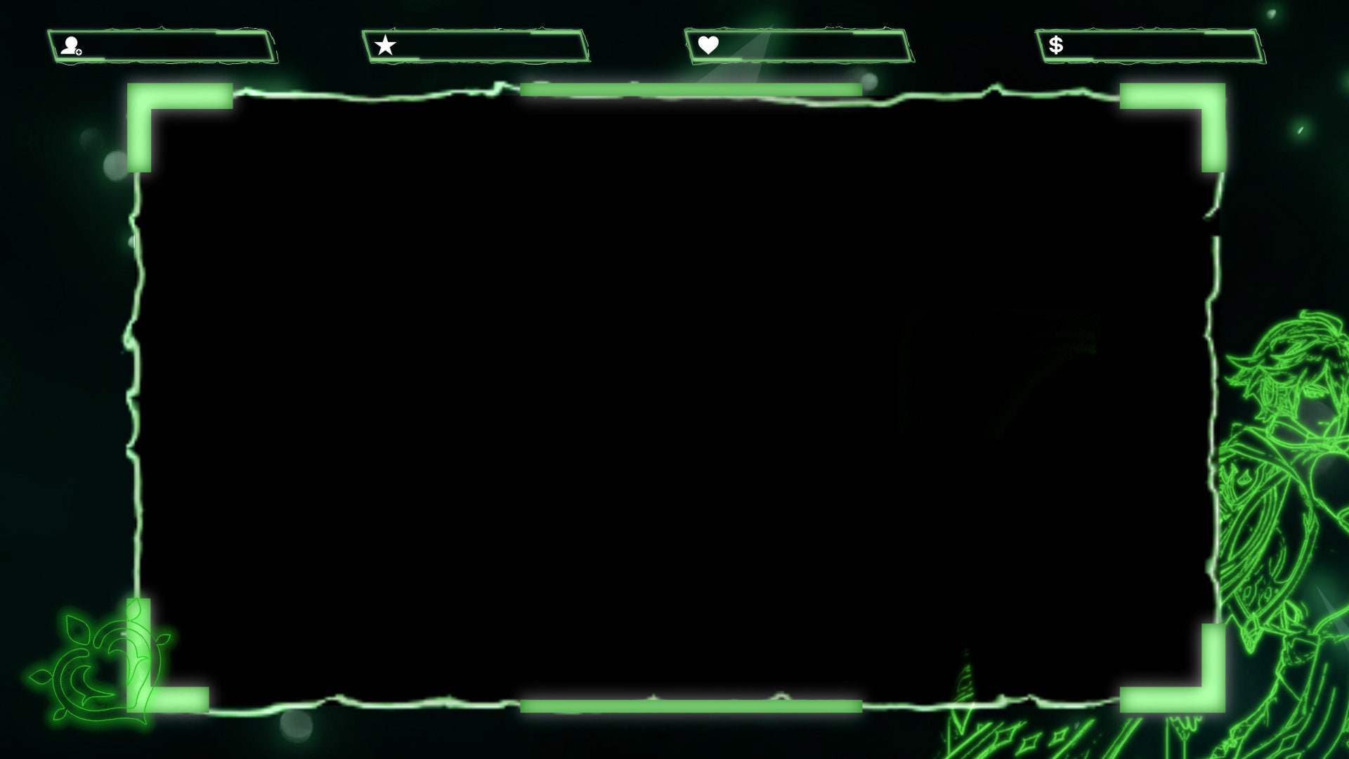 Genshin Impact Al-haitham Animated Stream Overlay for Facebook, Stinger ...