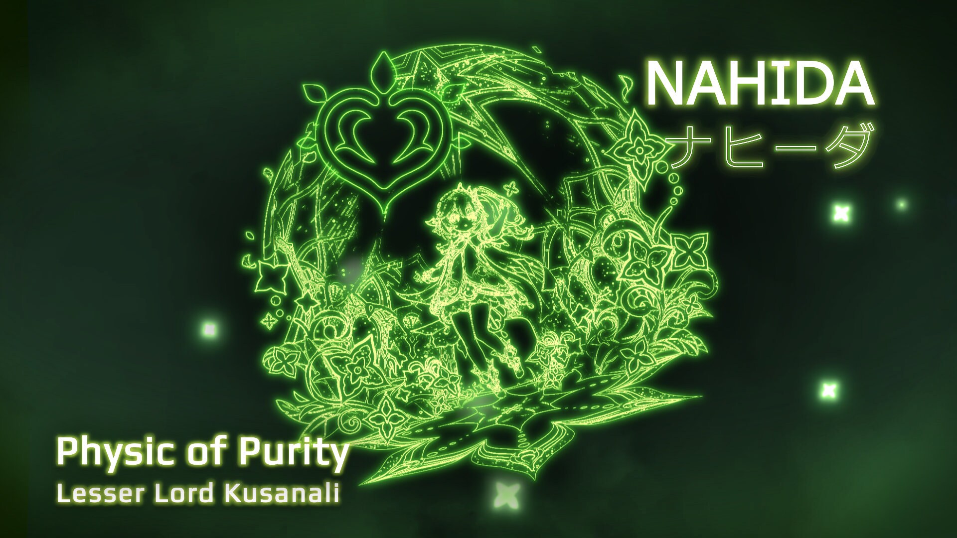 Genshin Impact Nahida Animated Stream Overlay for Facebook, Stinger ...