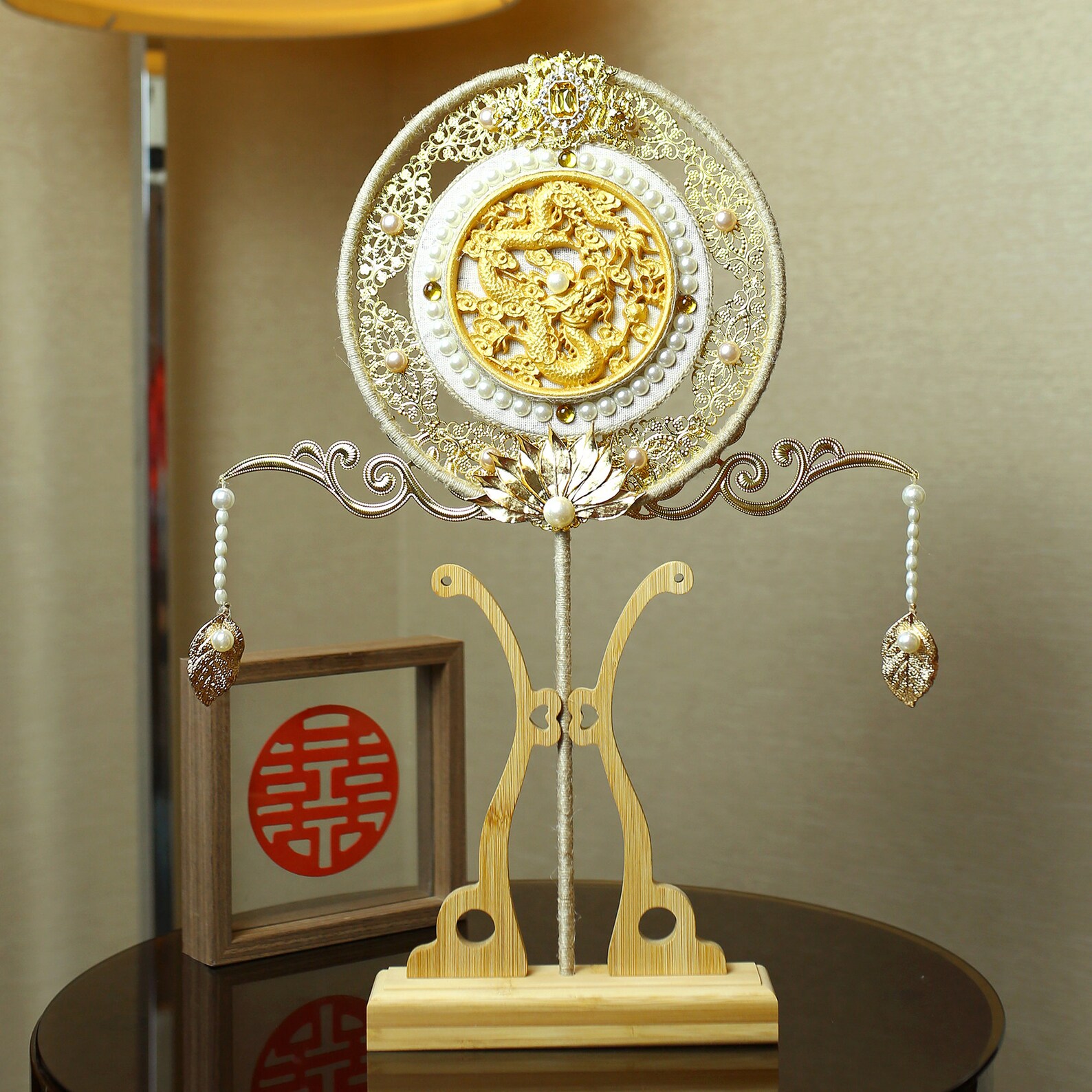 Traditional Round Fan,handmade Fan,ancient Style Round Fan,chinese ...