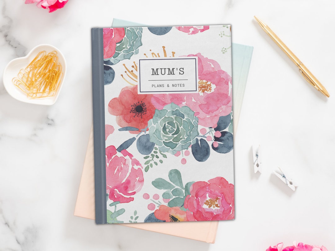 Journals and Notebooks, Pretty Pink, Personalised Notebook, Custom ...