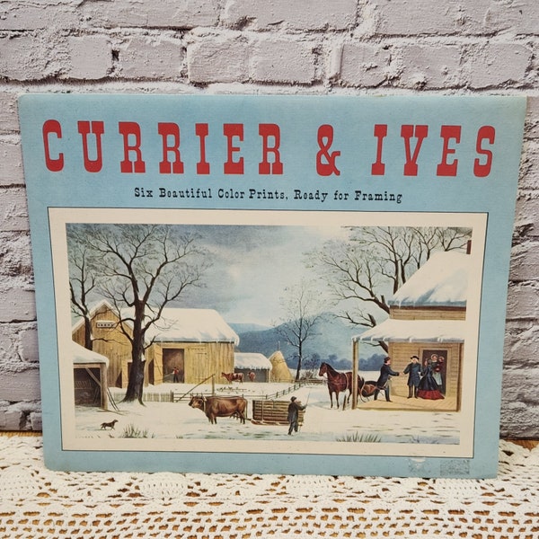 Currier and Ives Prints - Etsy