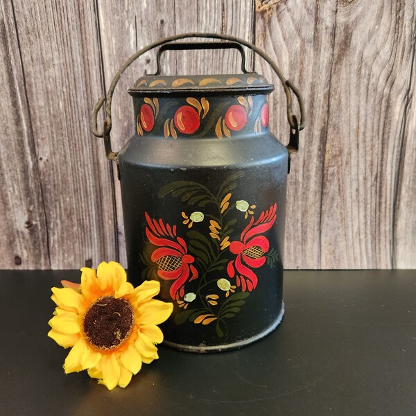 Painted Milk Cans - Etsy