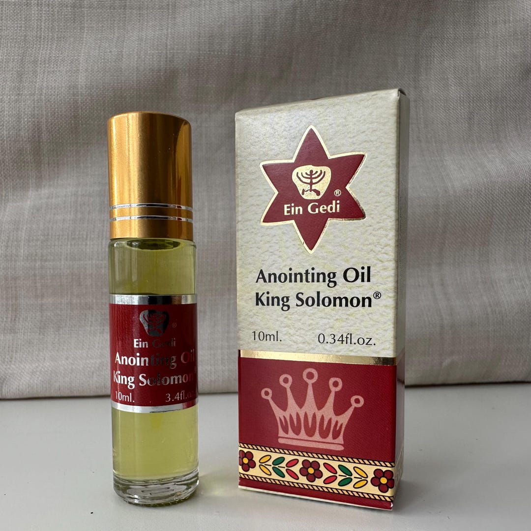 King Solomon Roll on Anointing Oil 10 Ml (0.34 Fl Oz) - Authentic Holy ...