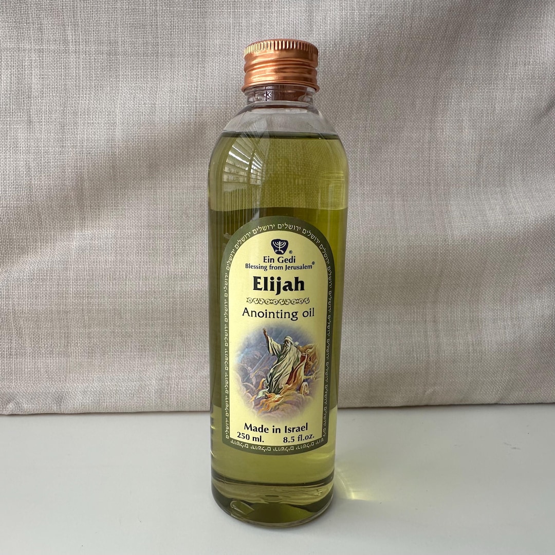 Elijah Anointing Oil 250 Ml (8.45 Fl Oz) – Jerusalem Blend for ...