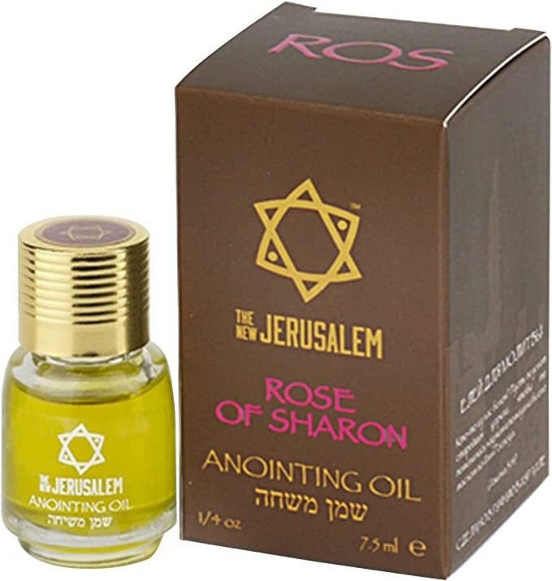 Rose of Sharon Anointing Oil From the Holyland Spiritual From Jerusalem ...