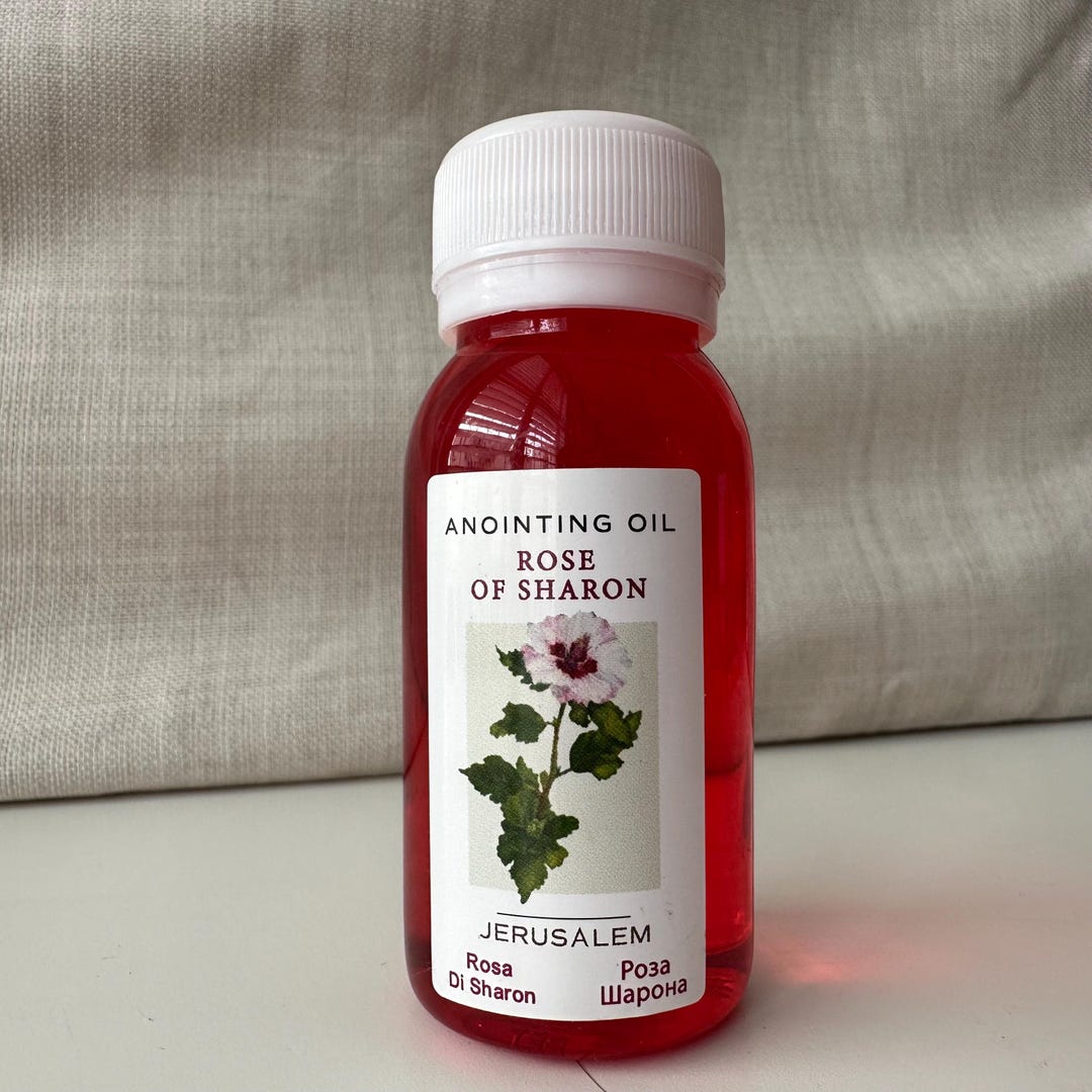 Rose of Sharon Anointing Oil – Holy Land, Jerusalem (60 Ml) - Etsy
