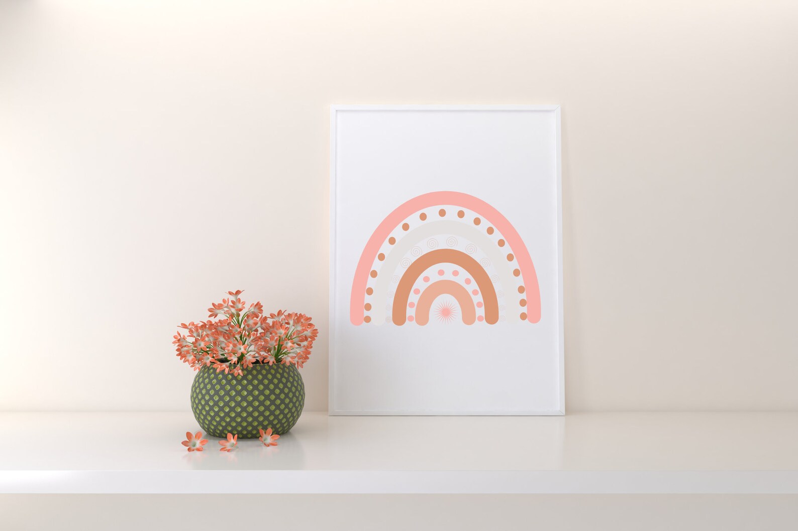 Boho Wall Art, Rainbow Print, Printable Wall Art, Rainbow Wall Art ...