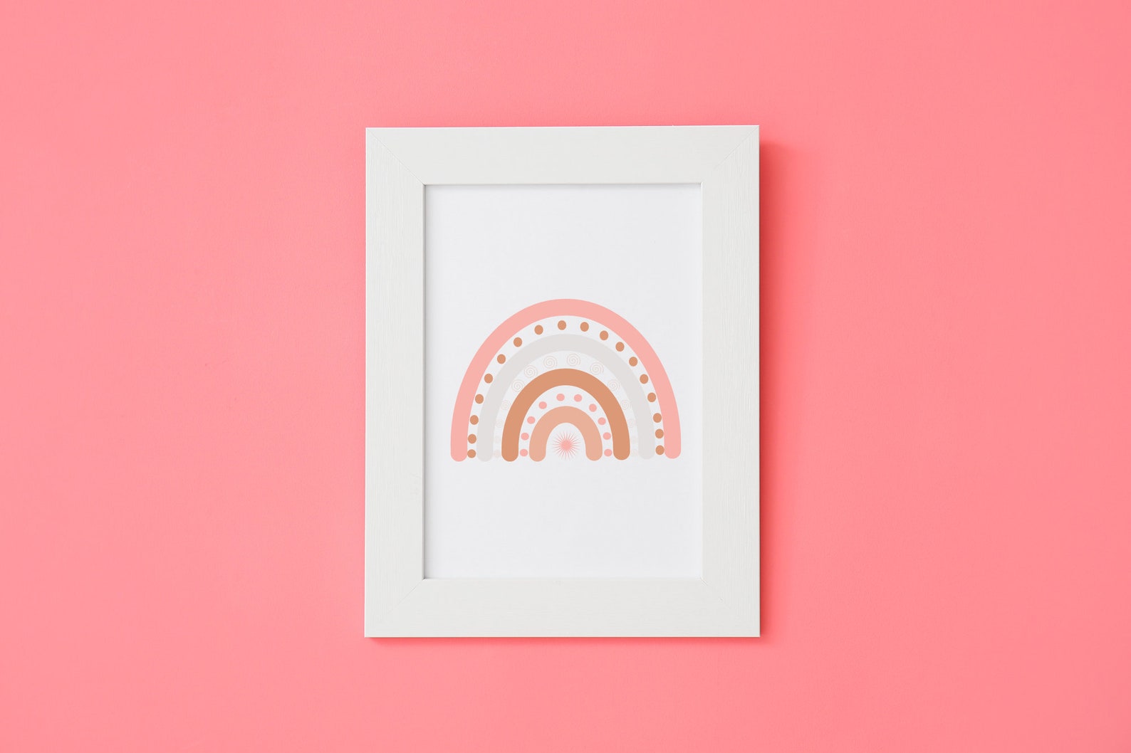 Boho Wall Art, Rainbow Print, Printable Wall Art, Rainbow Wall Art ...