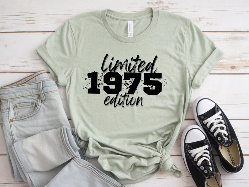 Limited Edition 1975 Design SVG PNG, Svg File (digital Download) - Etsy UK