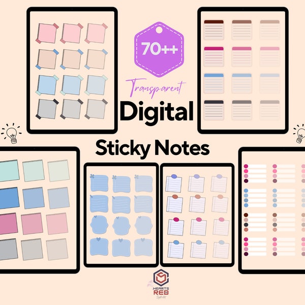 Neutral Sticky Notes - Etsy