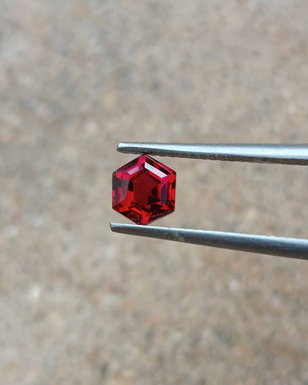 Natural Garnet Fancy Shape 5x6x4mm Garnet Gemstone 1.30 Chart Faceted ...